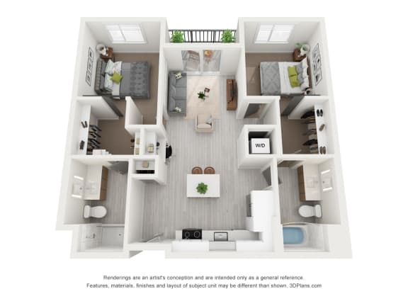 Midtown Sacramento Apartments & Townhomes | Floor Plans